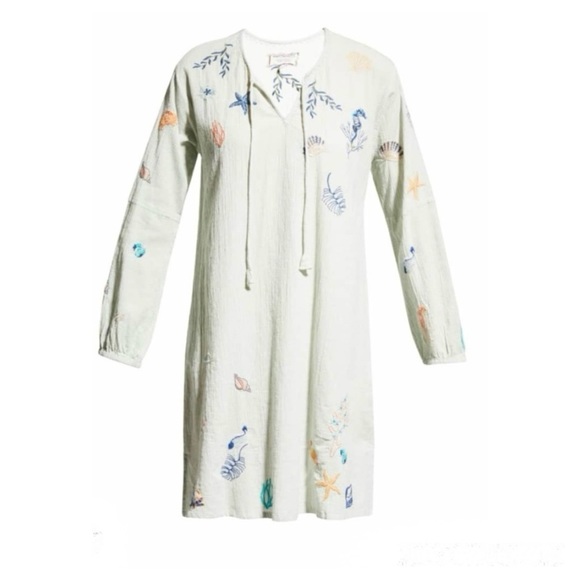Johnny Was | Swim | Johnny Was Portia Sea Embroidered Kaftan Caftan ...
